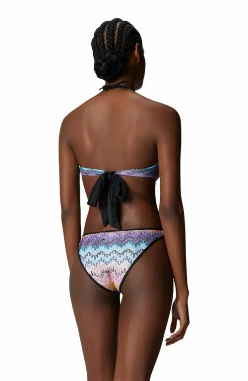 Missoni Bandeau Printed Lace Trikini