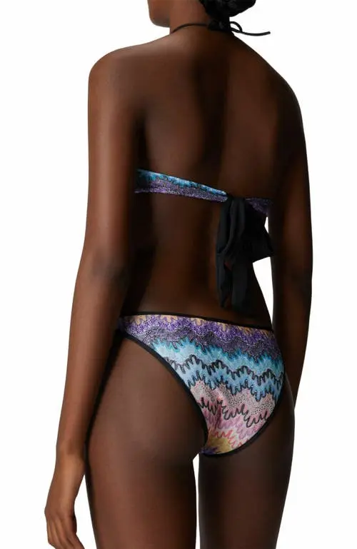 Missoni Bandeau Printed Lace Trikini
