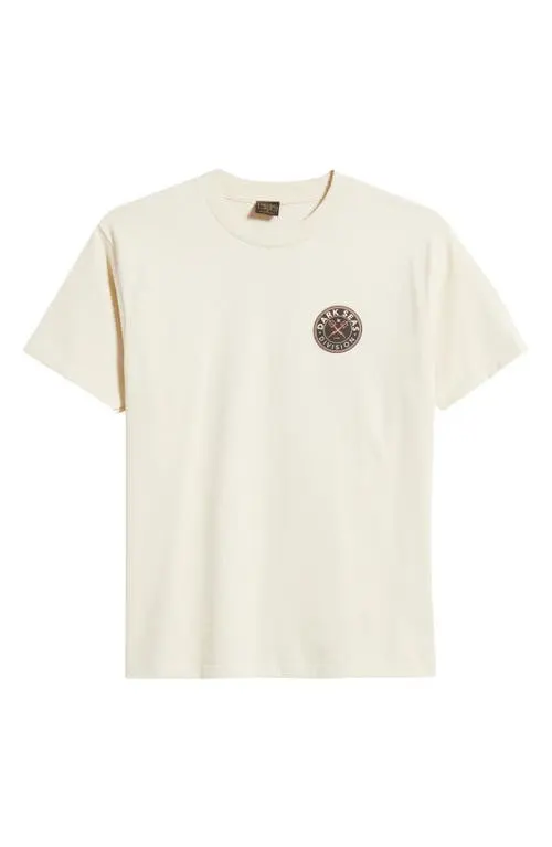 DARK SEAS Time Tellers Graphic T-shirt - Cream