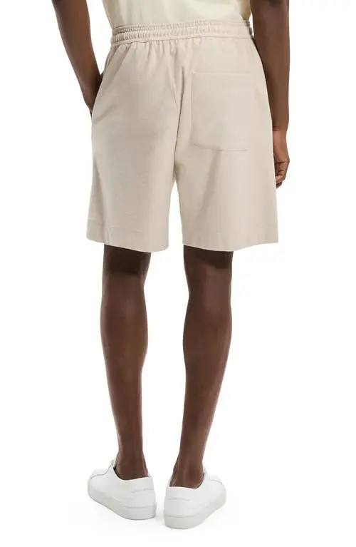 Theory Cotton Terry Drawstring Shorts