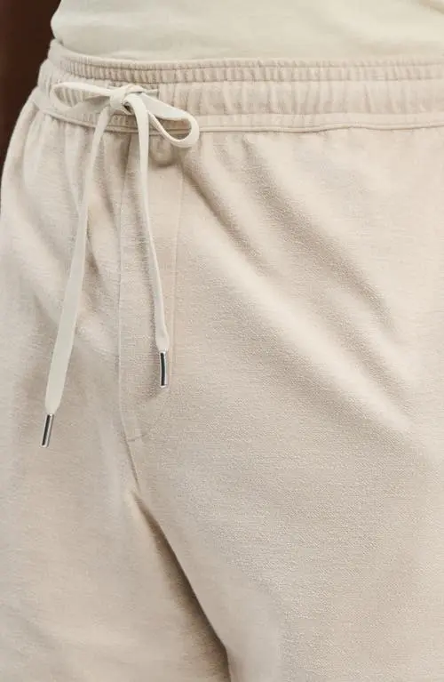 Theory Cotton Terry Drawstring Shorts