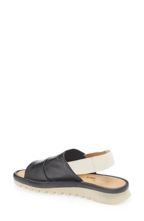 The Flexx Wave Too Slingback Sandal - Black Nappa