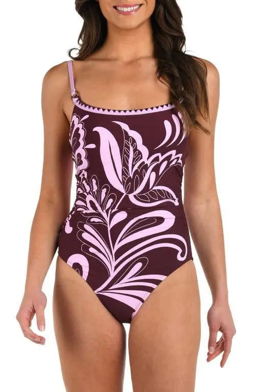 La Blanca Fiji One-piece Swimsuit - Dark Cherry