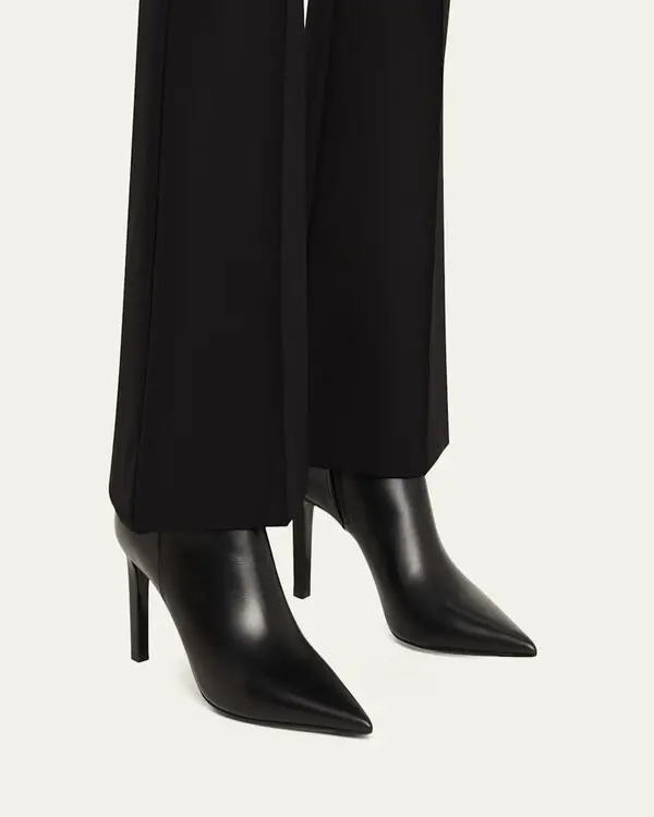 JIMMY CHOO Frankie 85 Leather Ankle Boots