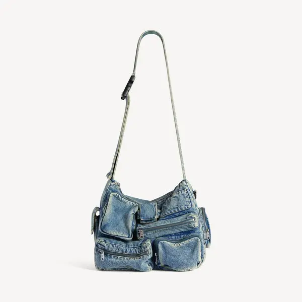 Balenciaga Superbusy Messenger Bag - Blue