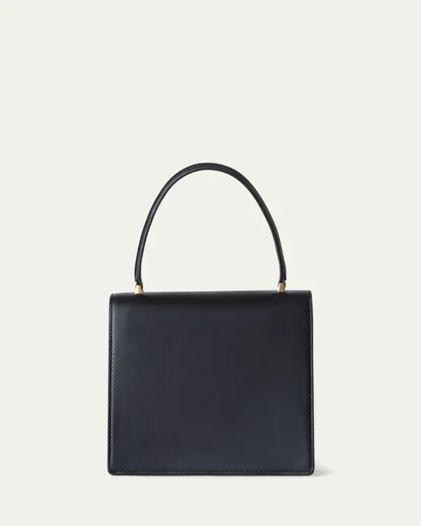 Akris Alice Small Leather Top-handle Bag - Black