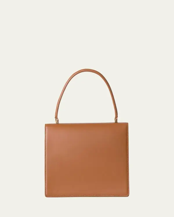 Akris Alice Small Leather Top-handle Bag - Black