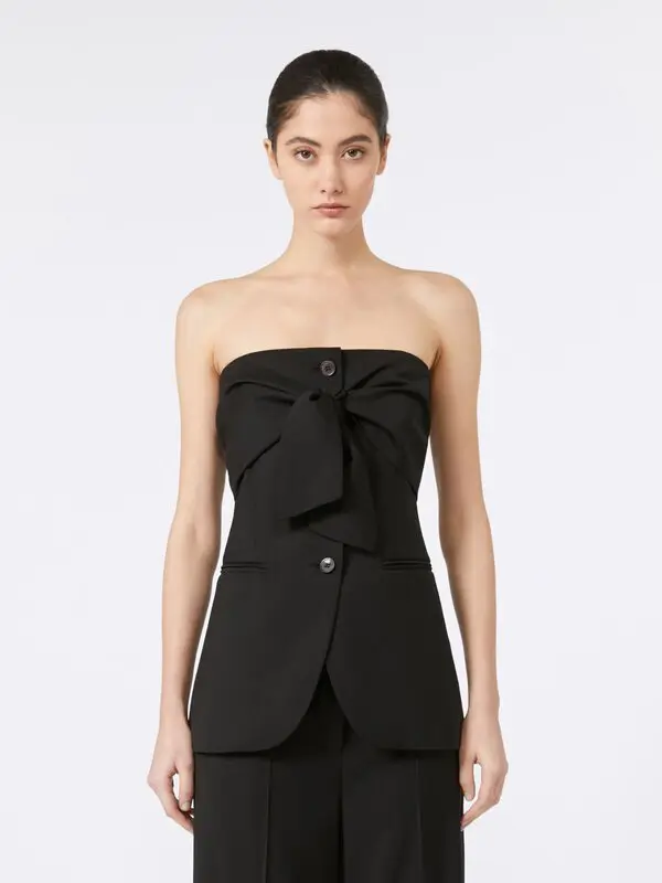 Max Mara Woollen Cloth Corset Top