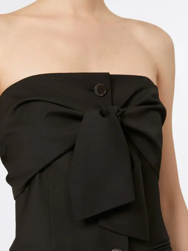 Max Mara Woollen Cloth Corset Top