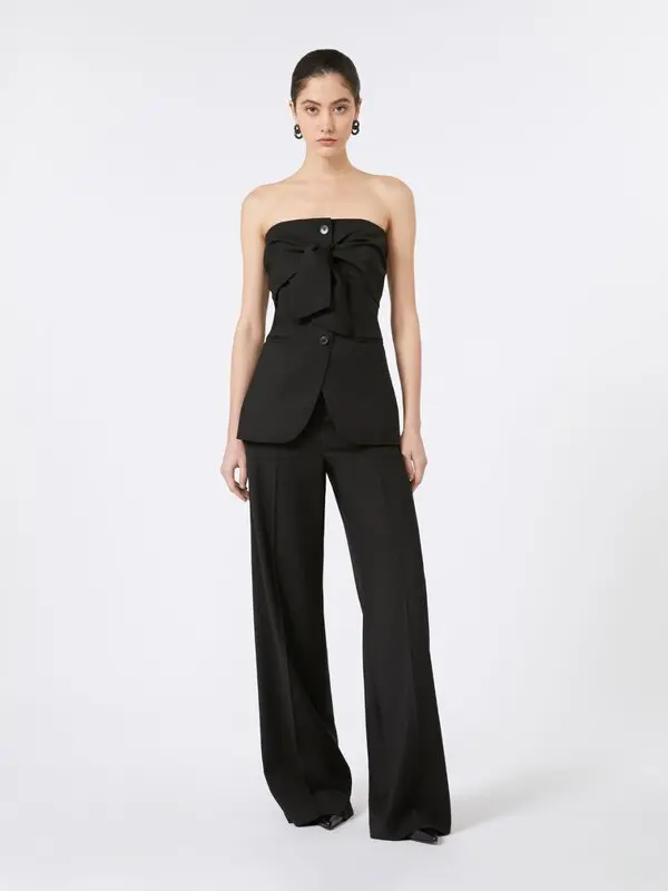 Max Mara Woollen Cloth Corset Top