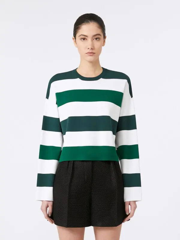 Max Mara Stretch Viscose Boxy Sweater
