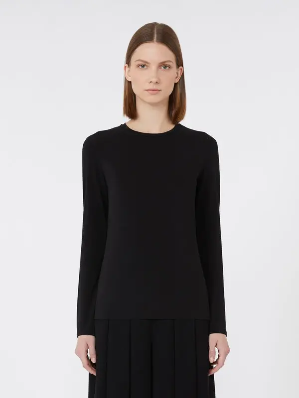 Max Mara Viscose Mesh T-shirt