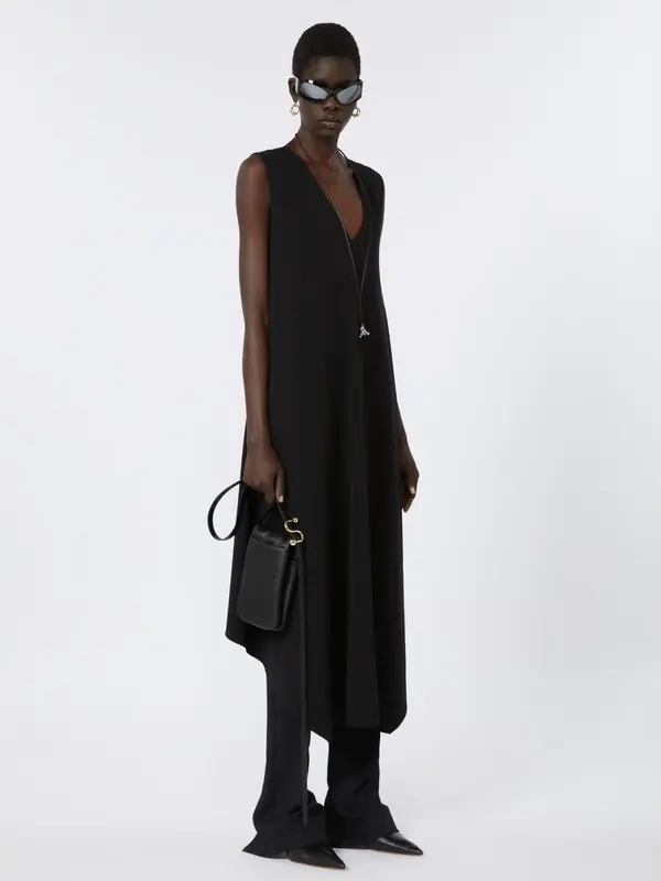 Max Mara Sleeveless Crepe Dress