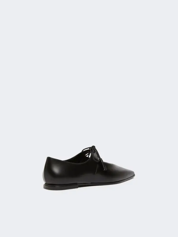 Max Mara Smooth Calfskin Ballerinas