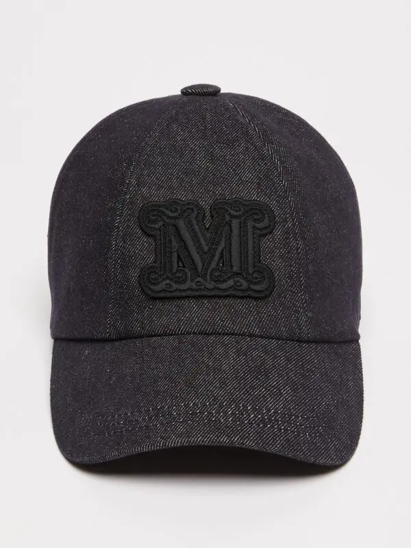 Max Mara Denim Baseball Cap - Midnightblue