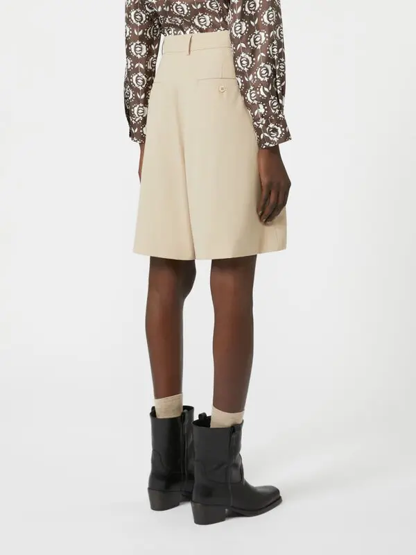 Max Mara Cotton Gabardine Bermuda Shorts