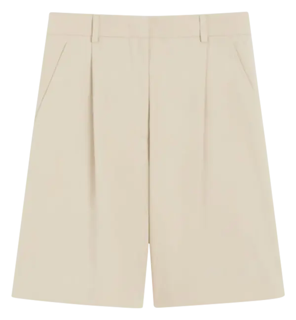 Max Mara Cotton Gabardine Bermuda Shorts