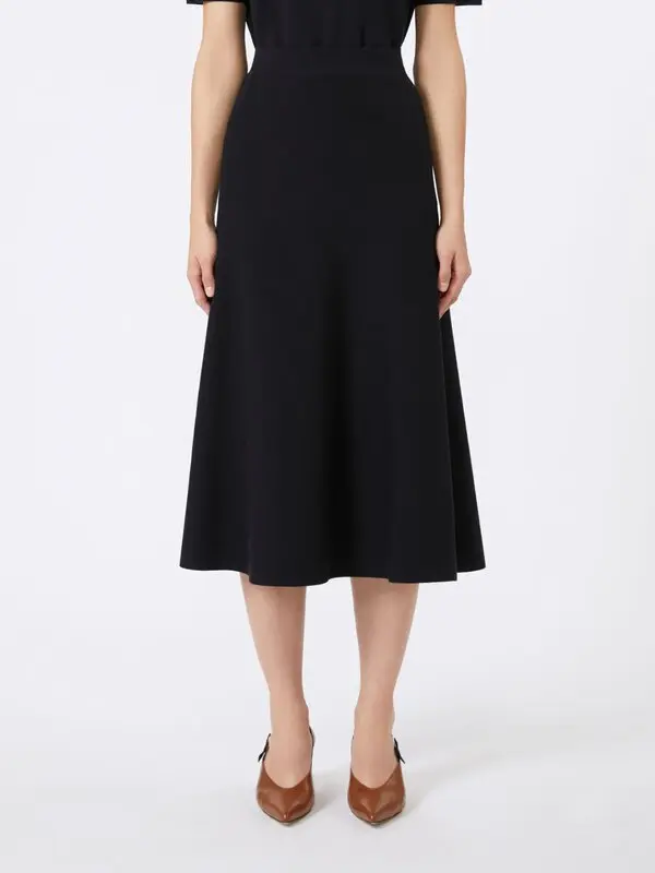 Max Mara Flared Viscose Skirt