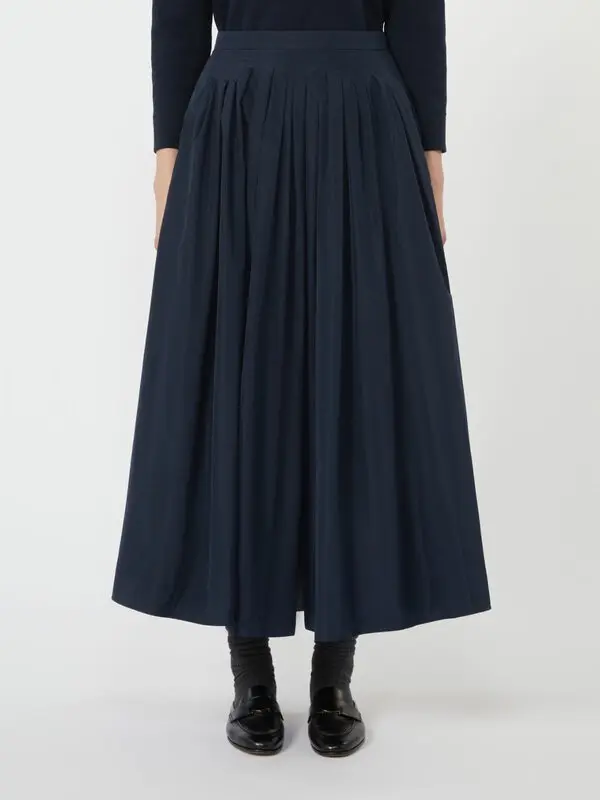 Max Mara Pleated Taffeta Skirt