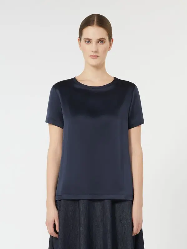 Max Mara Viscose Satin T-shirt
