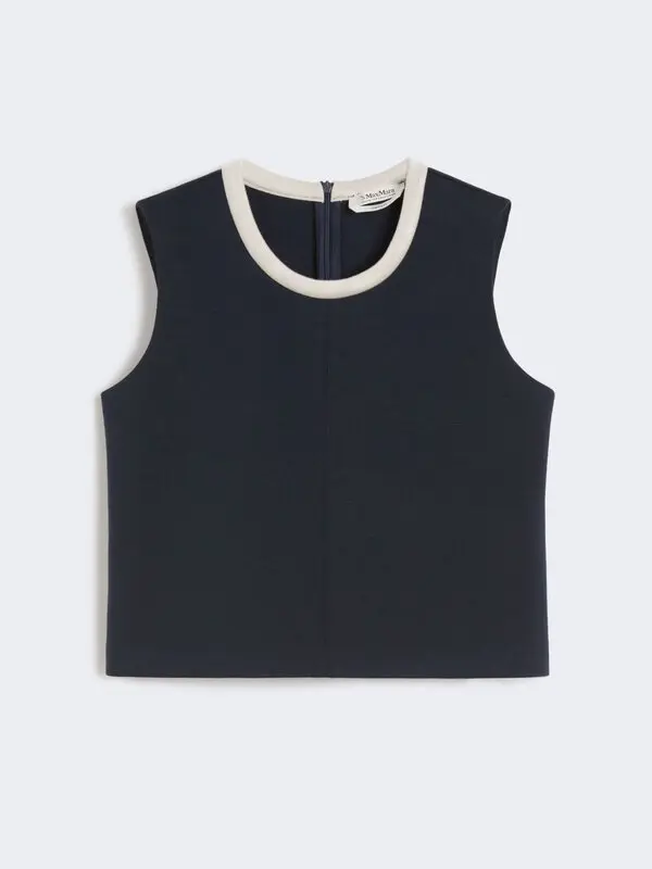Max Mara Jersey Crop Top