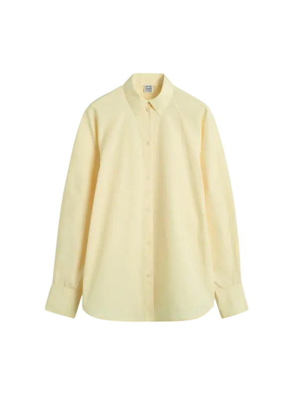 TOTEME Raw Raglan Shirt - Straw