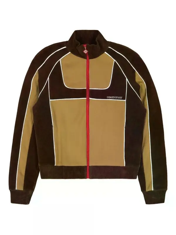 Casablanca Two-tone Track Jacket - Brown
