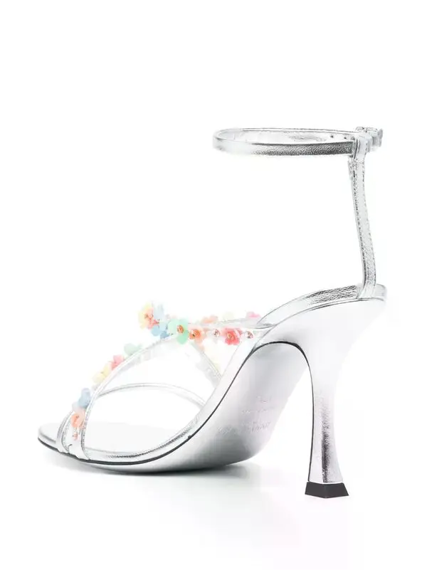 JIMMY CHOO 100mm Blanche Sandals