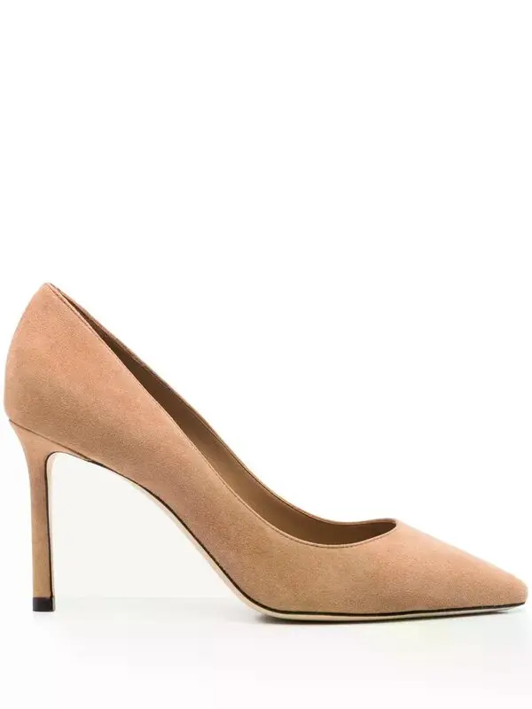 JIMMY CHOO 85mm Romy Pumps - Neutrals