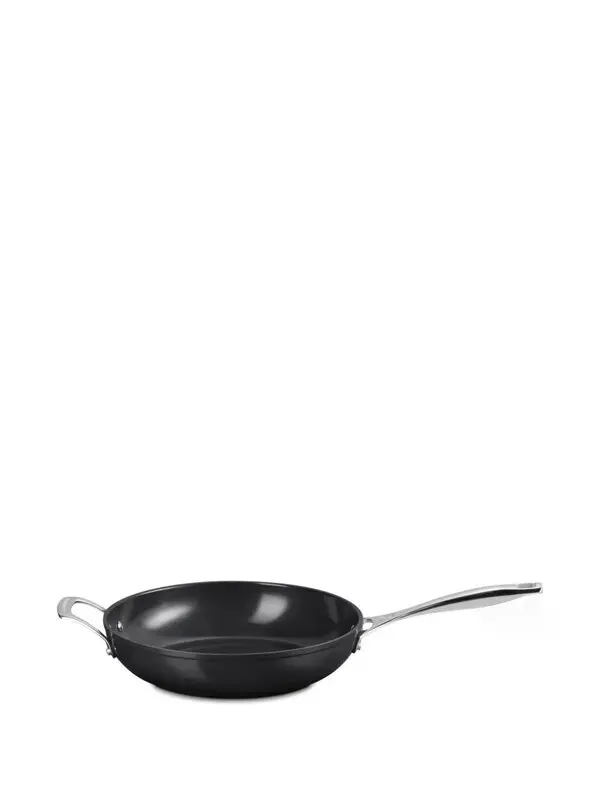 LE CREUSET Logo-engraved Pan - Black