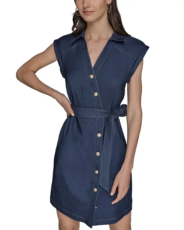 Karl Lagerfeld Paris Denim Millennium Shirt Dress