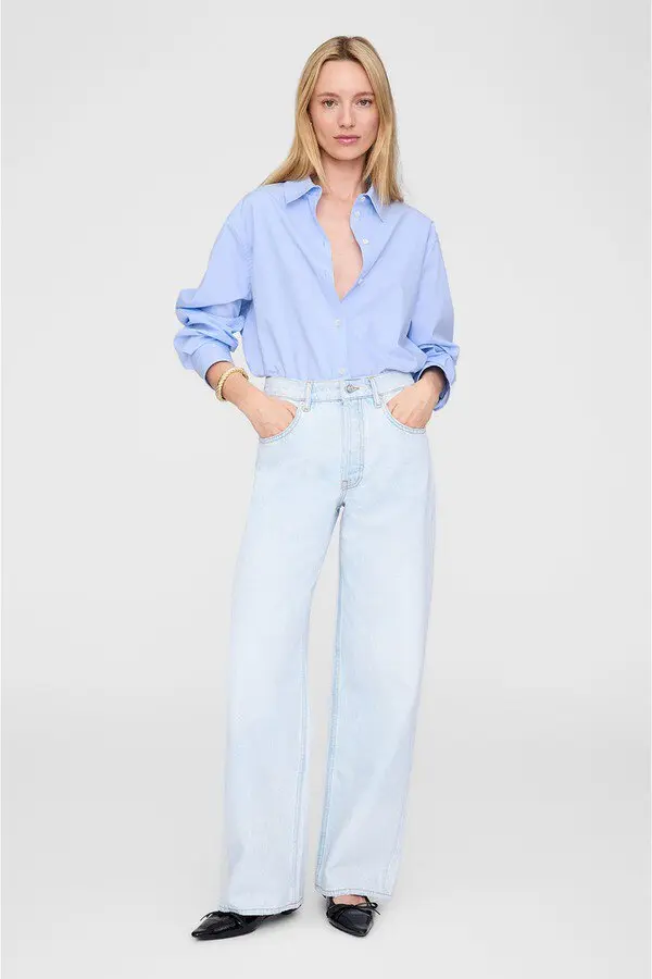 ANINE BING Manon Jean Ultra Bleached