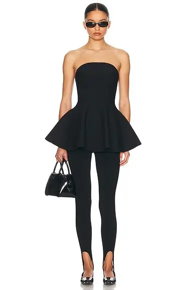 HELSA Maude Knit Top - Black