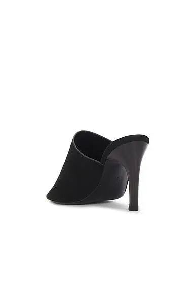 TOTEME Velour Leather Bandeau Mule
