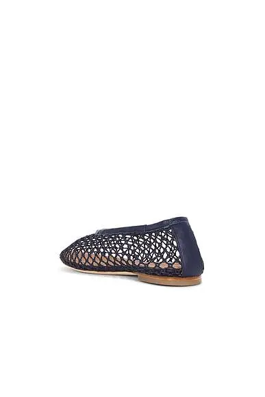 Staud Alba Ballet Flat - Navy