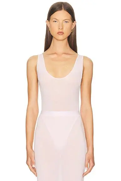Wardrobe.NYC Sheer Tank Bodysuit