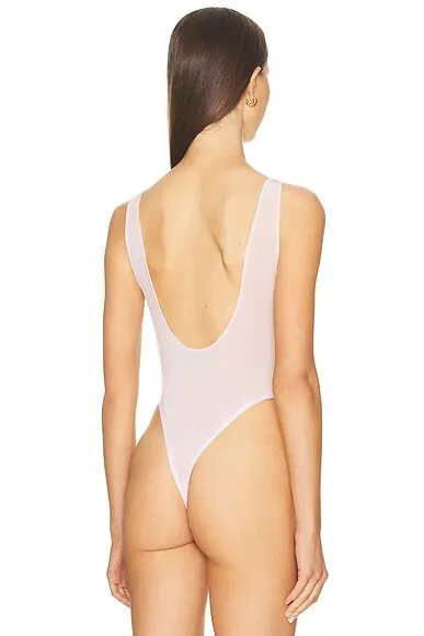 Wardrobe.NYC Sheer Tank Bodysuit