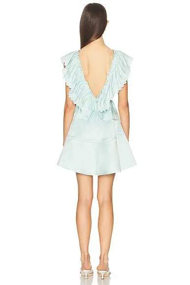 Coperni Twisted Princess Mini Dress