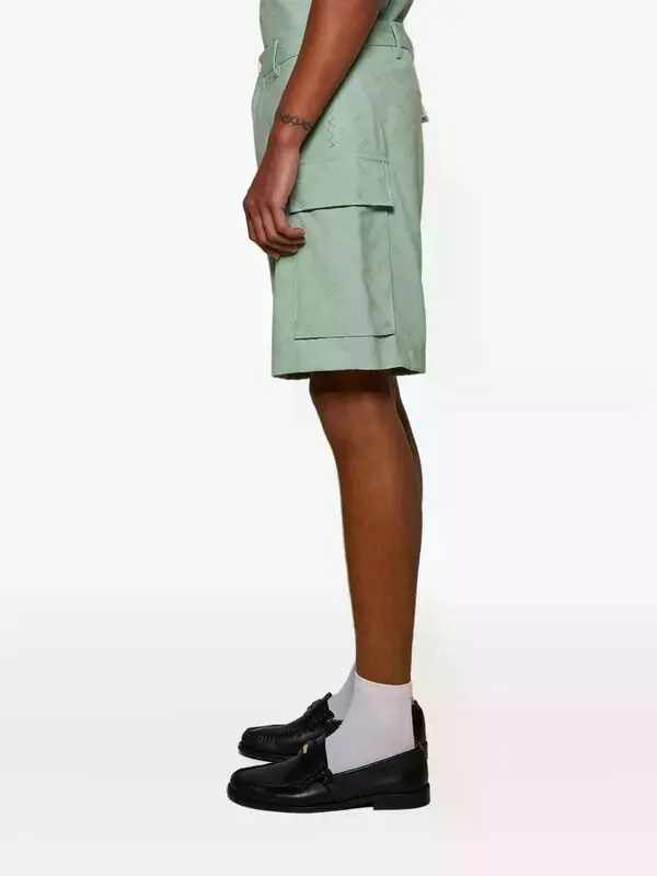 Marni Geometric-print Tailored Shorts