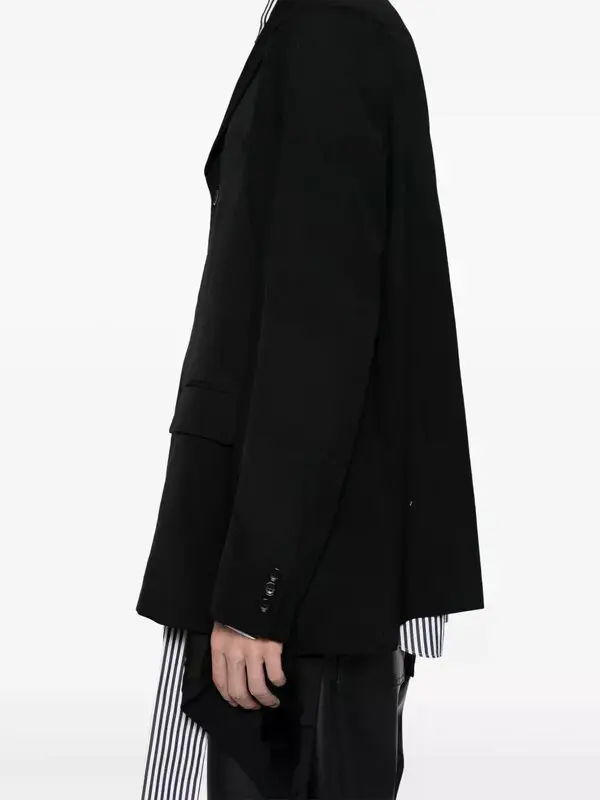 Comme Des Garçons Asymmetrical Hem Blazer