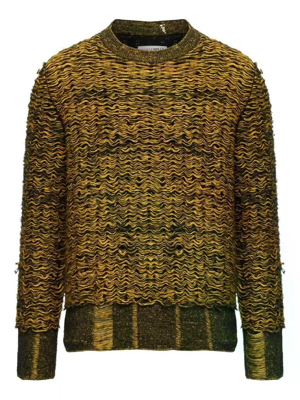 MAISON MARGIELA Textured Crew-neck Sweater