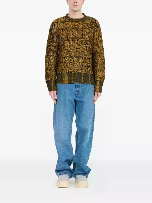 MAISON MARGIELA Textured Crew-neck Sweater