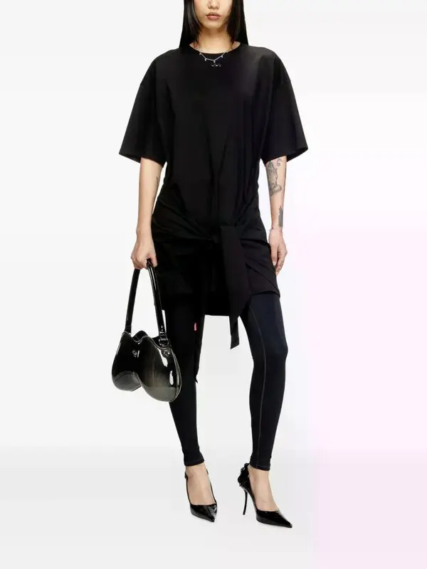 DIESEL® D-eivor Mini T-shirt Dress - Black