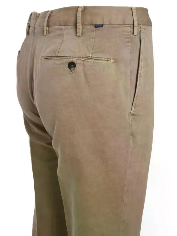 SLOWEAR Logo-patch Trousers - Brown
