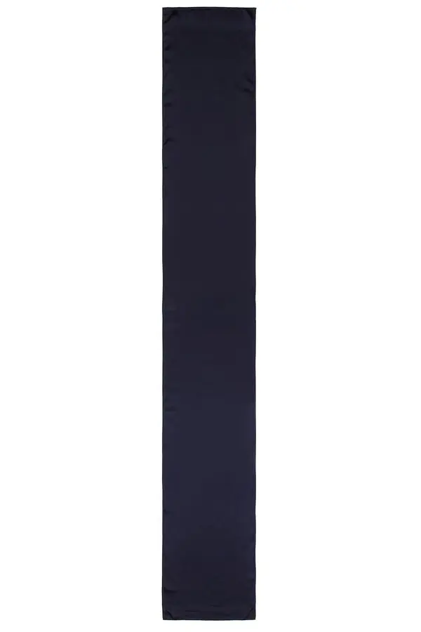 HELSA The Shawl In Silk Lyocell In Yellow - Navy