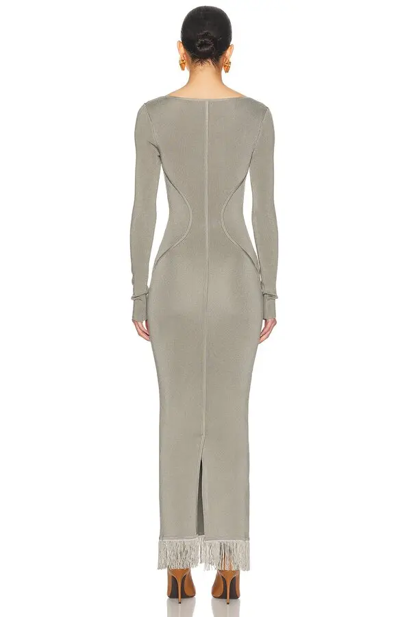 Helsa Claudetta Maxi Dress - Grey
