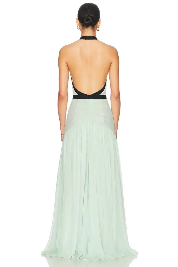 sachin and babi light blue dress Chiffon Dresses main image 0