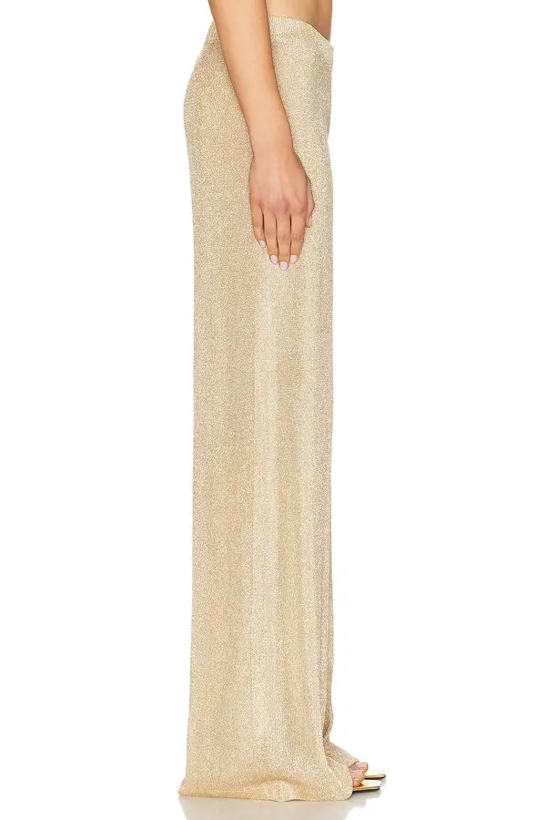 SEROYA Sheldon Metallic Pant - Gold