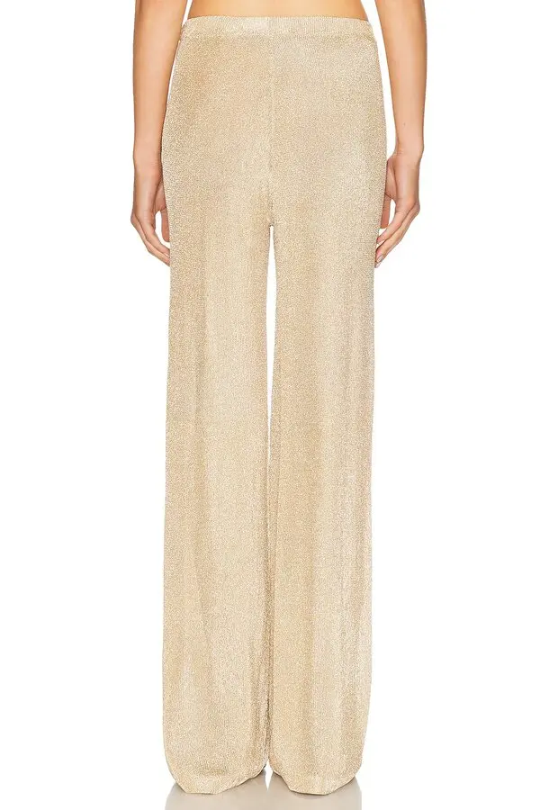 SEROYA Sheldon Metallic Pant - Gold