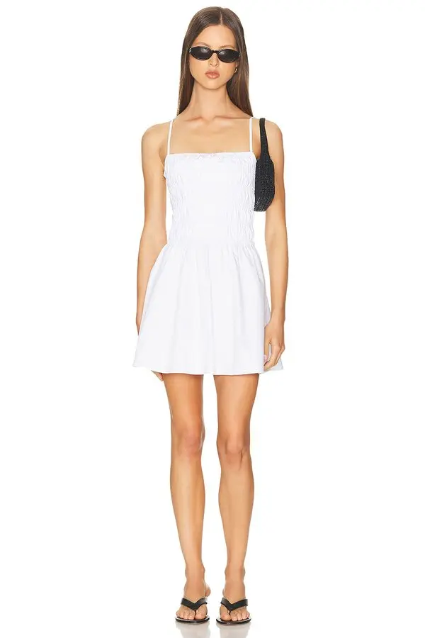 Solid & Striped The Mini Delta Dress - Optic White